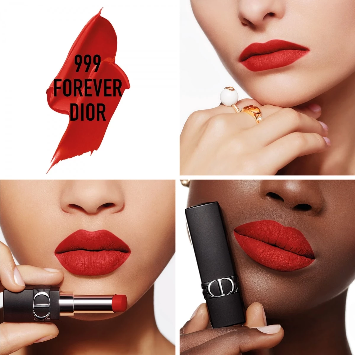 Rouge Dior Forever - Rouge à Lèvres Sans Transfert - Mat Ultra-Pigmenté ...