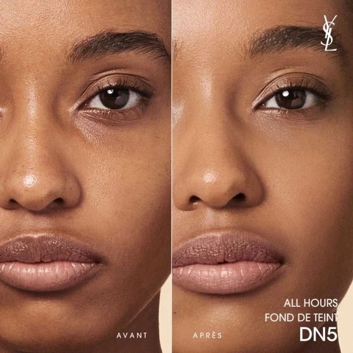 All Hours de YVES SAINT LAURENT - Fond de Teint Mat Lumineux 24h* Haute ...